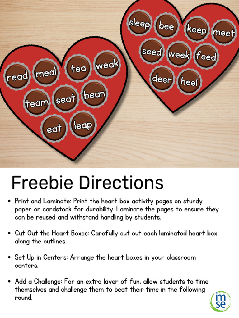 Heart Box Activity Instructions | PDF