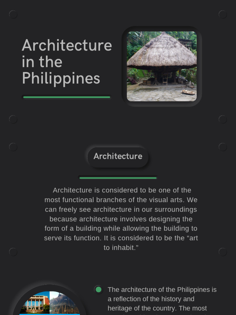 Philippine Architectural Heritage Overview | PDF | Manila | Philippines