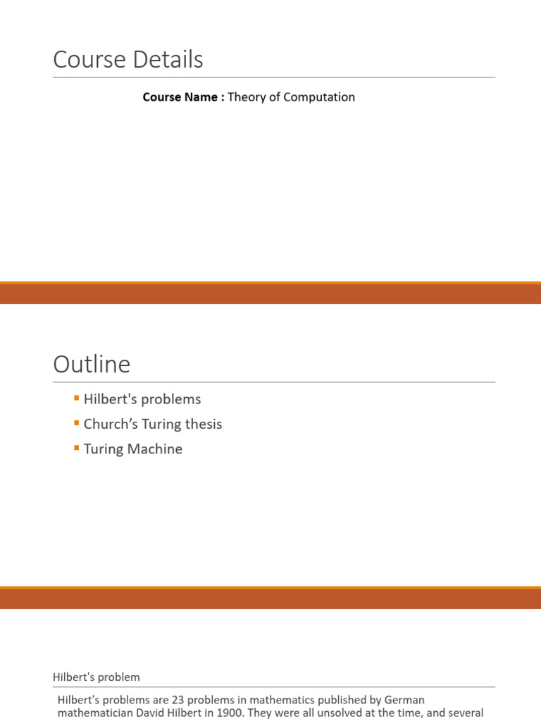Theory of Computation Course Overview | PDF | Field (Mathematics ...