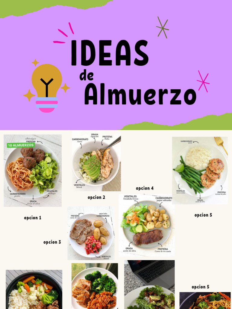 Ideas de Almuerzo 2 | PDF