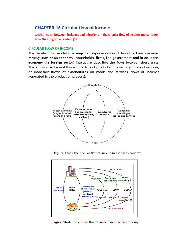 Circular Flow of Income Explained | PDF | Economies | Economics