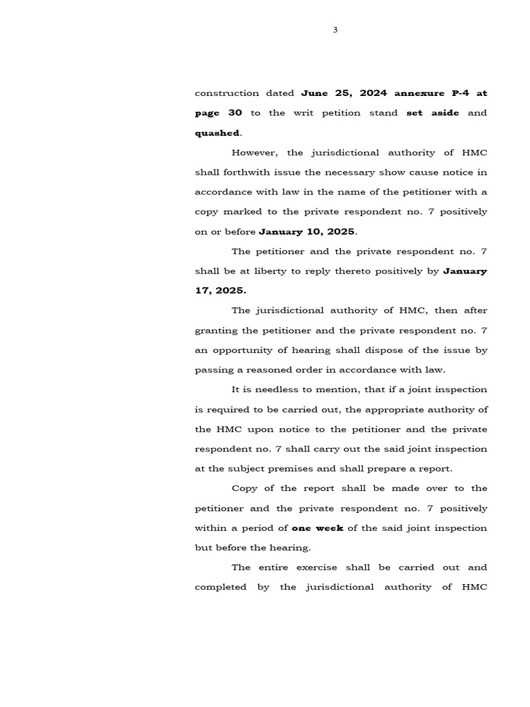 June 25, 2024 Annexure P-4 at Set Aside Quashed | PDF