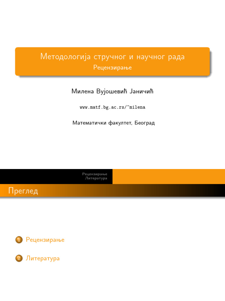 msnr_05_recenziranje_slajdovi | PDF