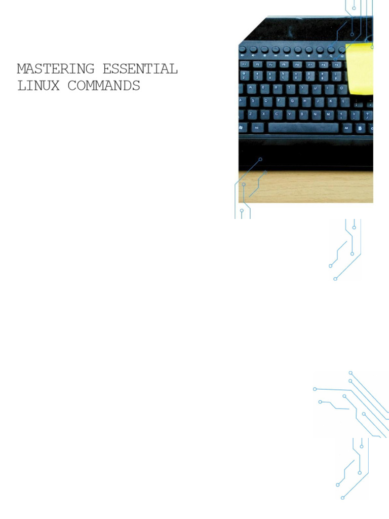 Introduction To Linux Os Commands Pdf Linux Computer File