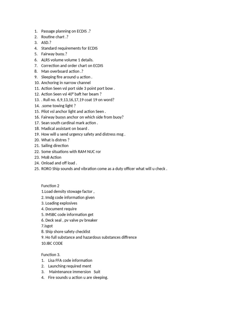 Oral Questions Vipul | PDF