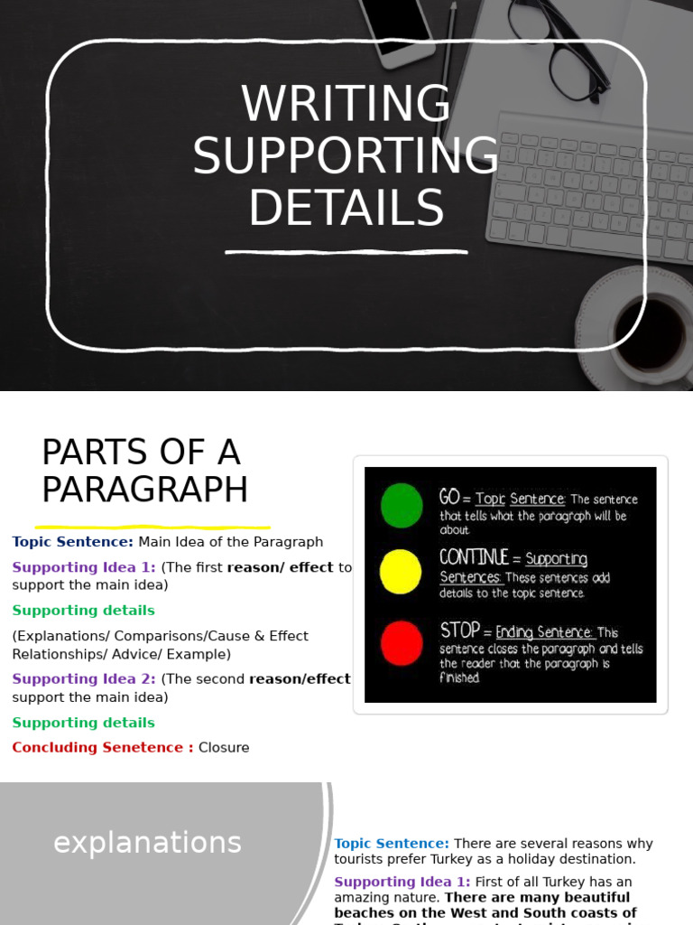 Writing Effective Supporting Details | PDF