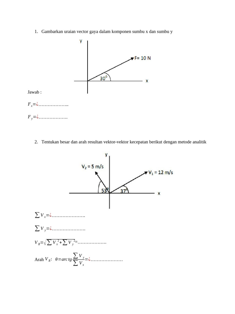 Latihan Soal Metode Analitis | PDF