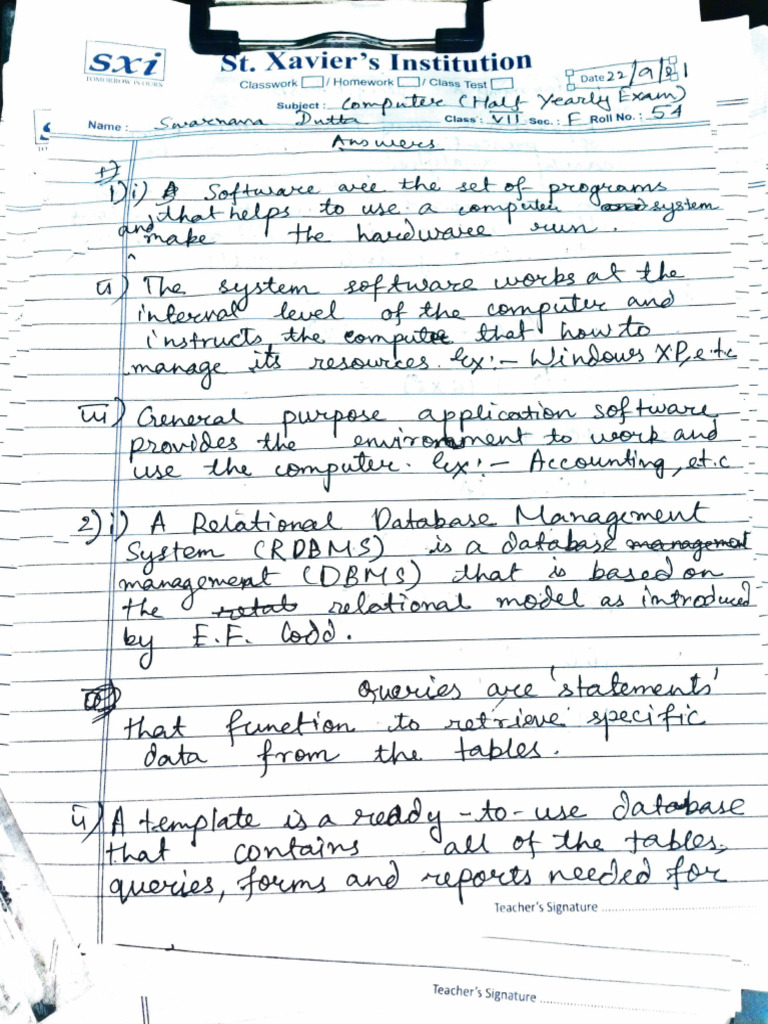 54 Swarnava Dutta 7F Computer Science Sxi Panihati | PDF
