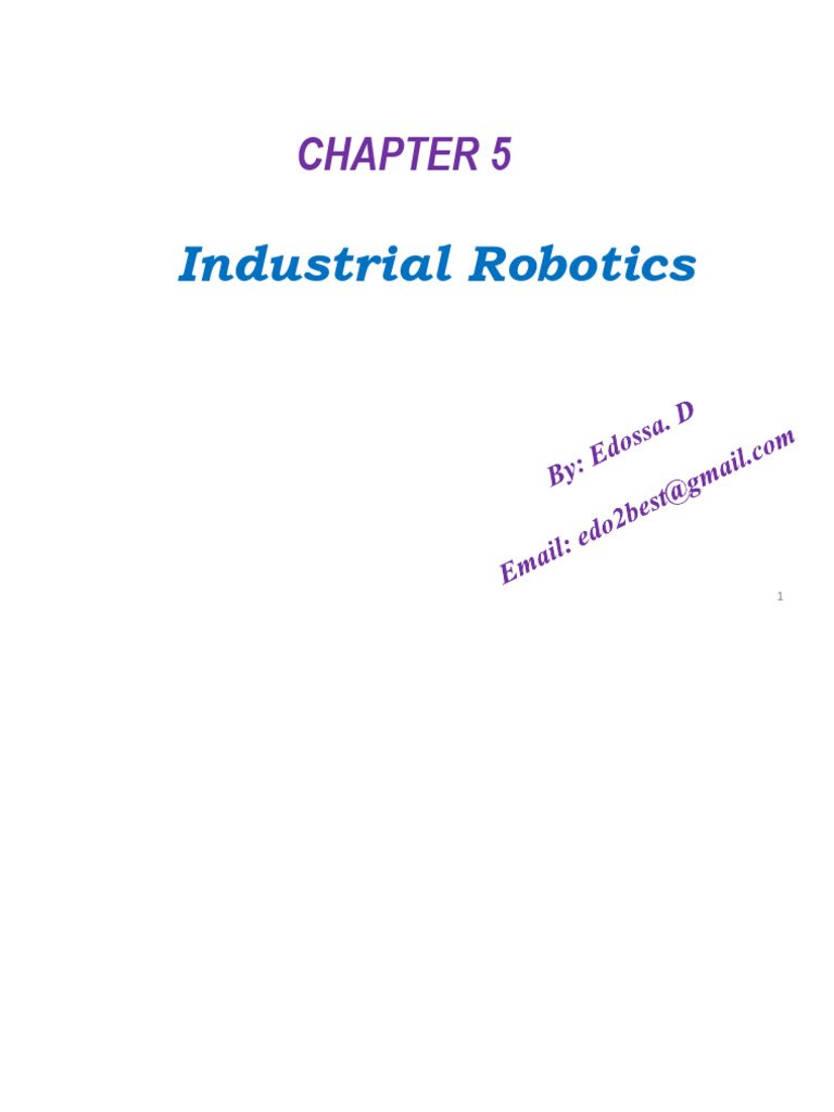 Industrial Robotics | PDF | Rotation | Robot
