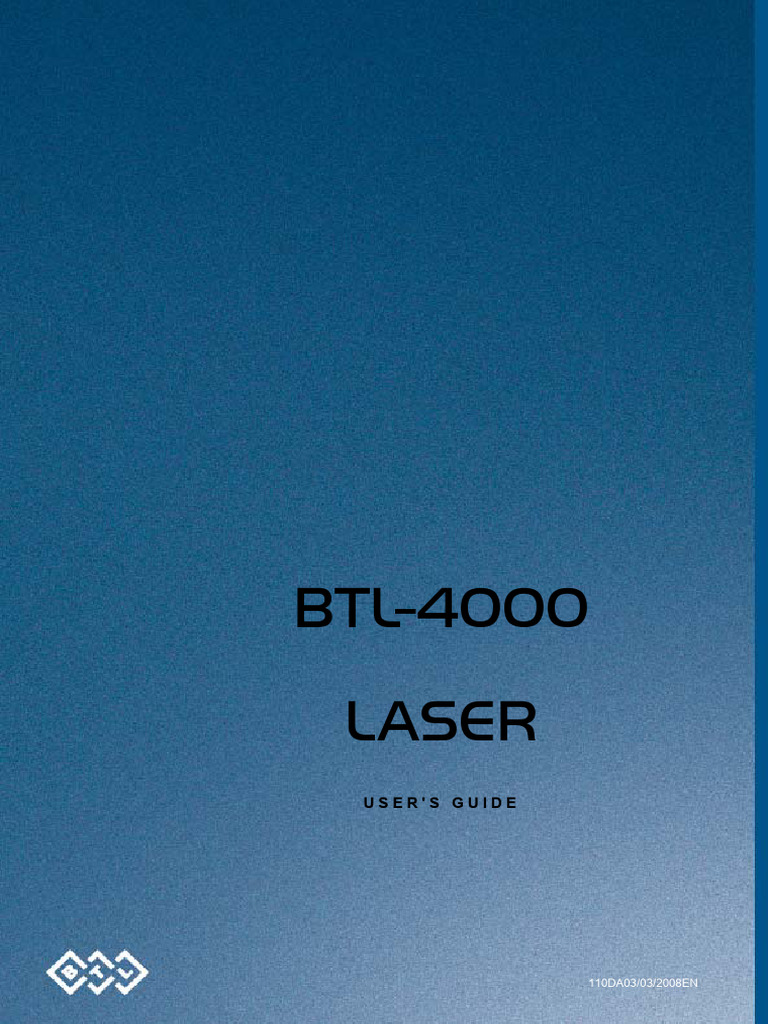 BTL-4000 Laser User's Guide | PDF | Laser | Infrared