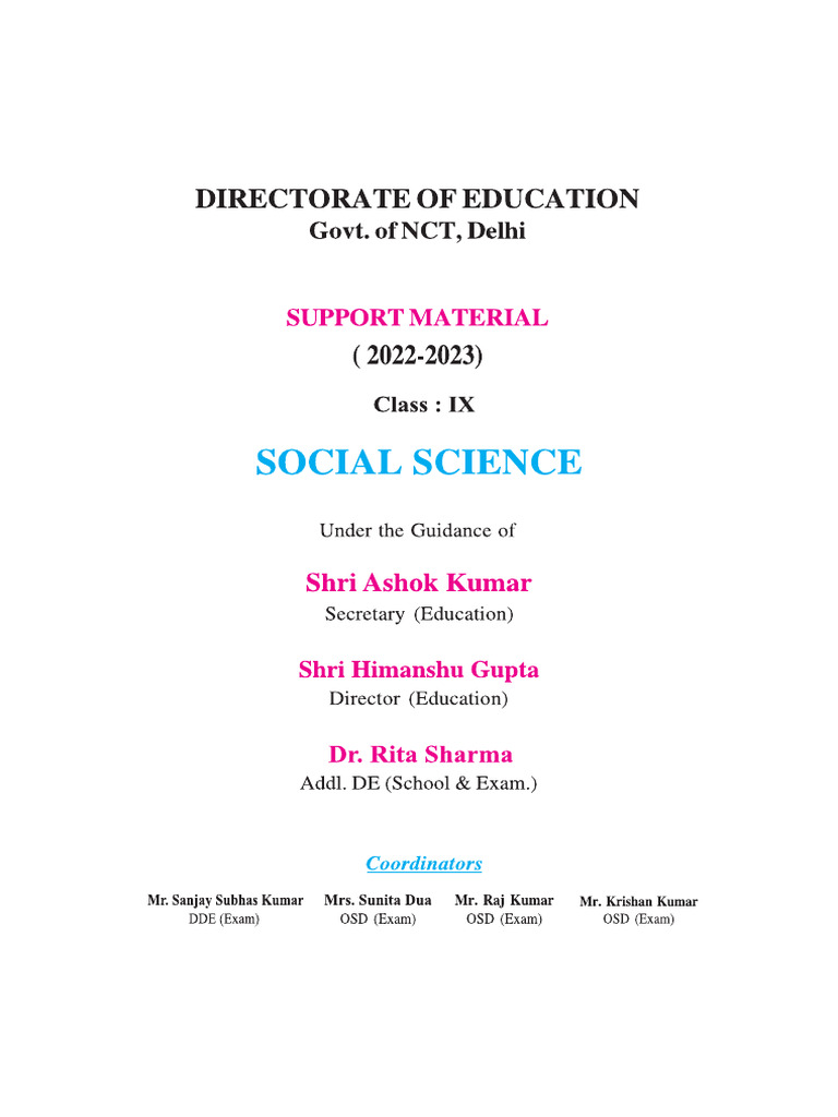 9 SM Socialscience em 2022 23 | PDF