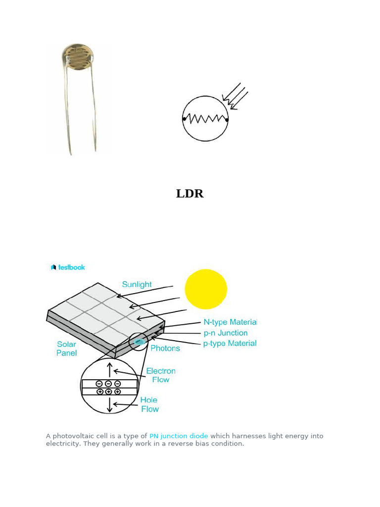 92-LDR and Photovolatic Cell | PDF