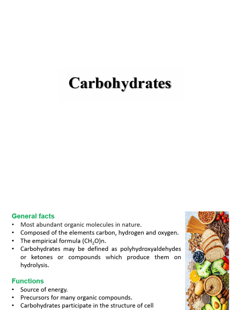 Carbohydrates | PDF | Carbohydrates | Carbon Compounds