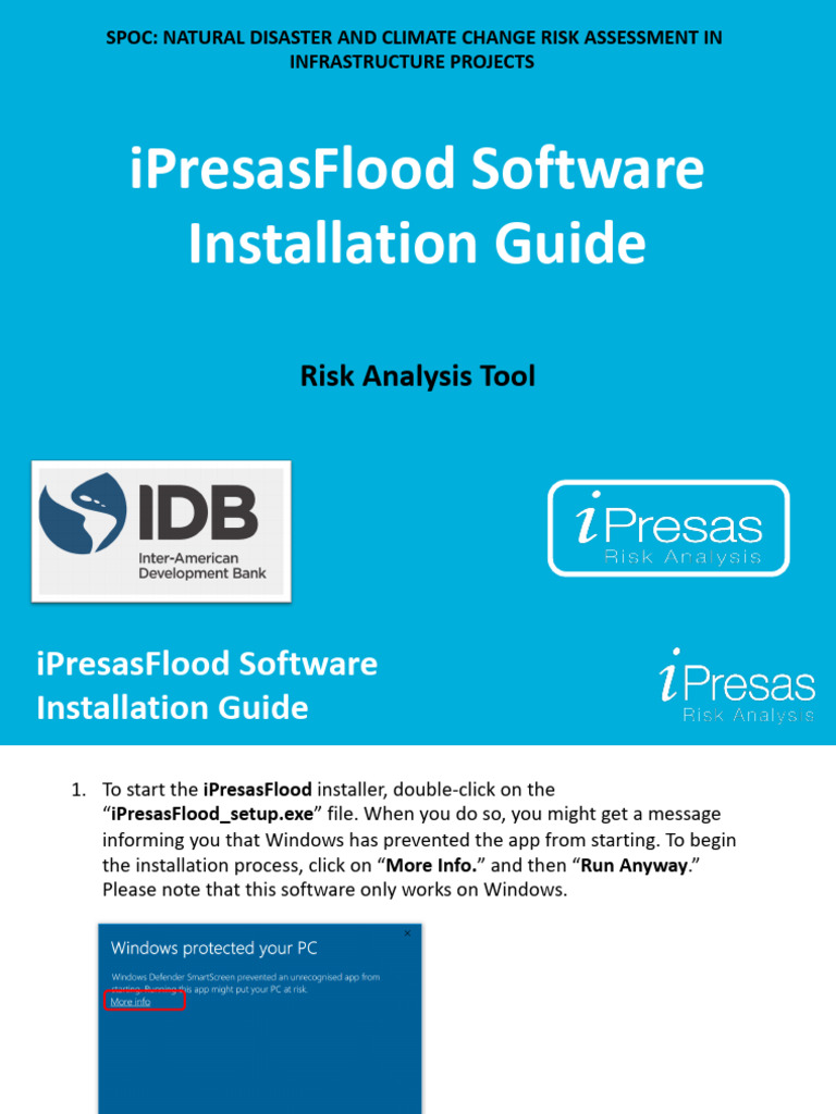 iPresasFlood Software Installation Guide | PDF