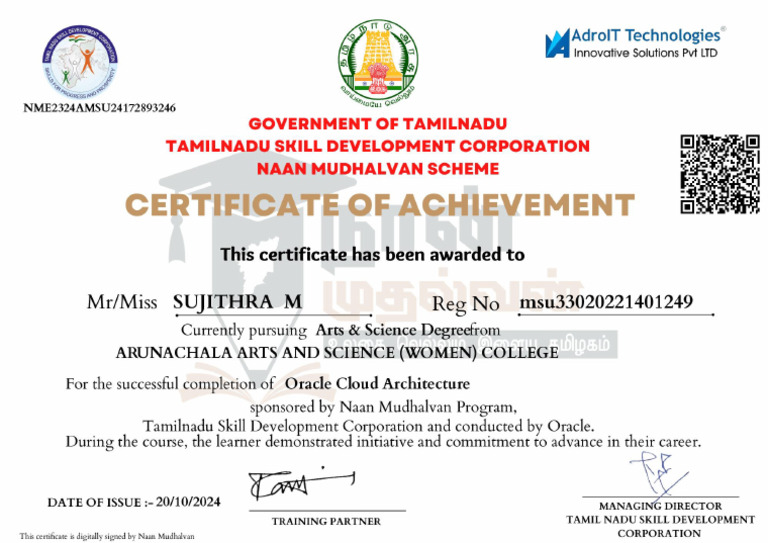 NM Certificate | PDF