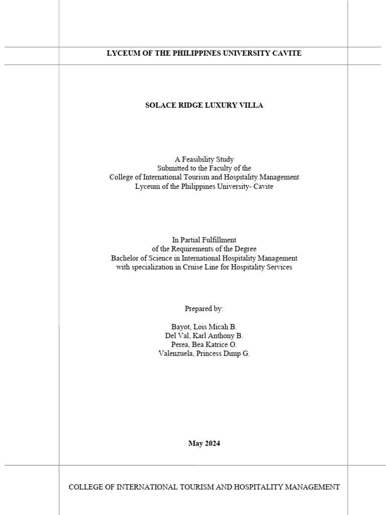 SOLACE RIDGE-FINAL PAPER | PDF | Expense | Depreciation