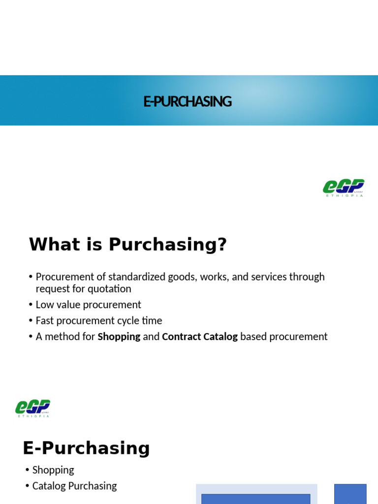 4 E-Purchasing (Day 4) | PDF