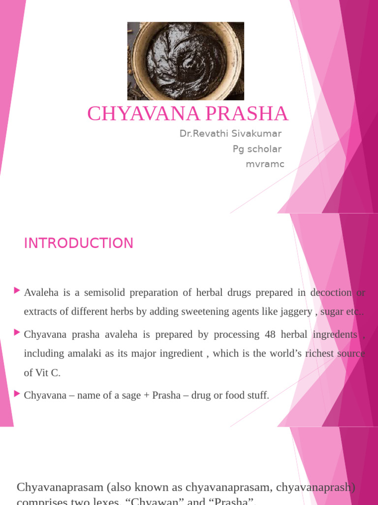 CHYAVANA PRASHA | PDF