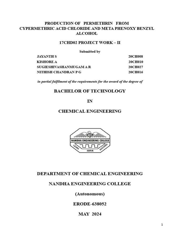 Batch - 13 - Project - Report 2 | PDF | Insecticide | Waste