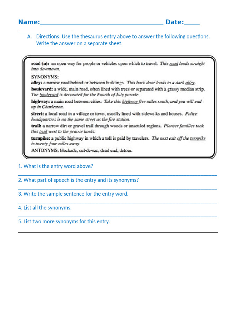 Clarifying Meaning of Words Quiz | PDF