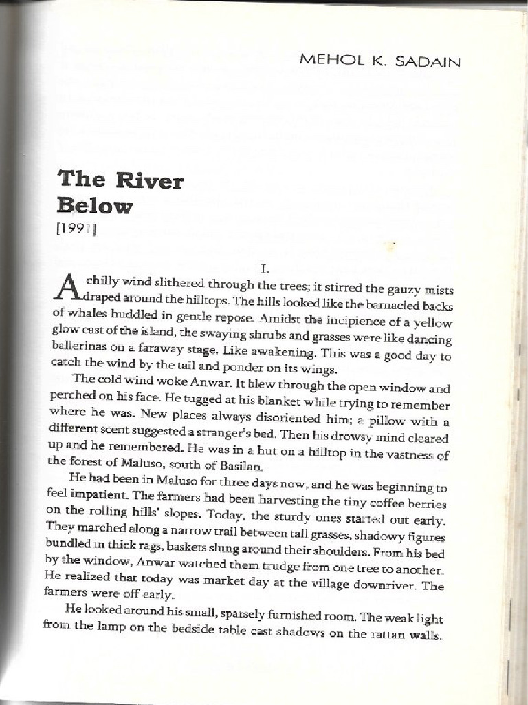 The River Below - Mehol Sadain-1 | PDF