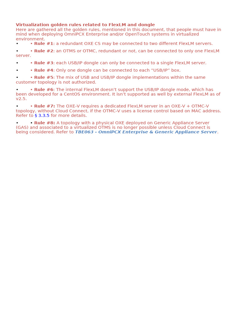 Virtualization Golden Rules Related To FlexLM and Dongle | PDF ...