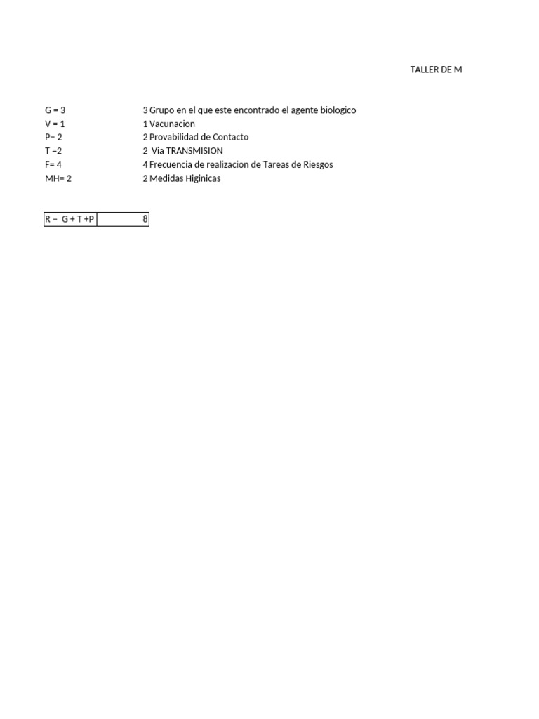 Taller Agentes Biologico Ruben Lazo | PDF