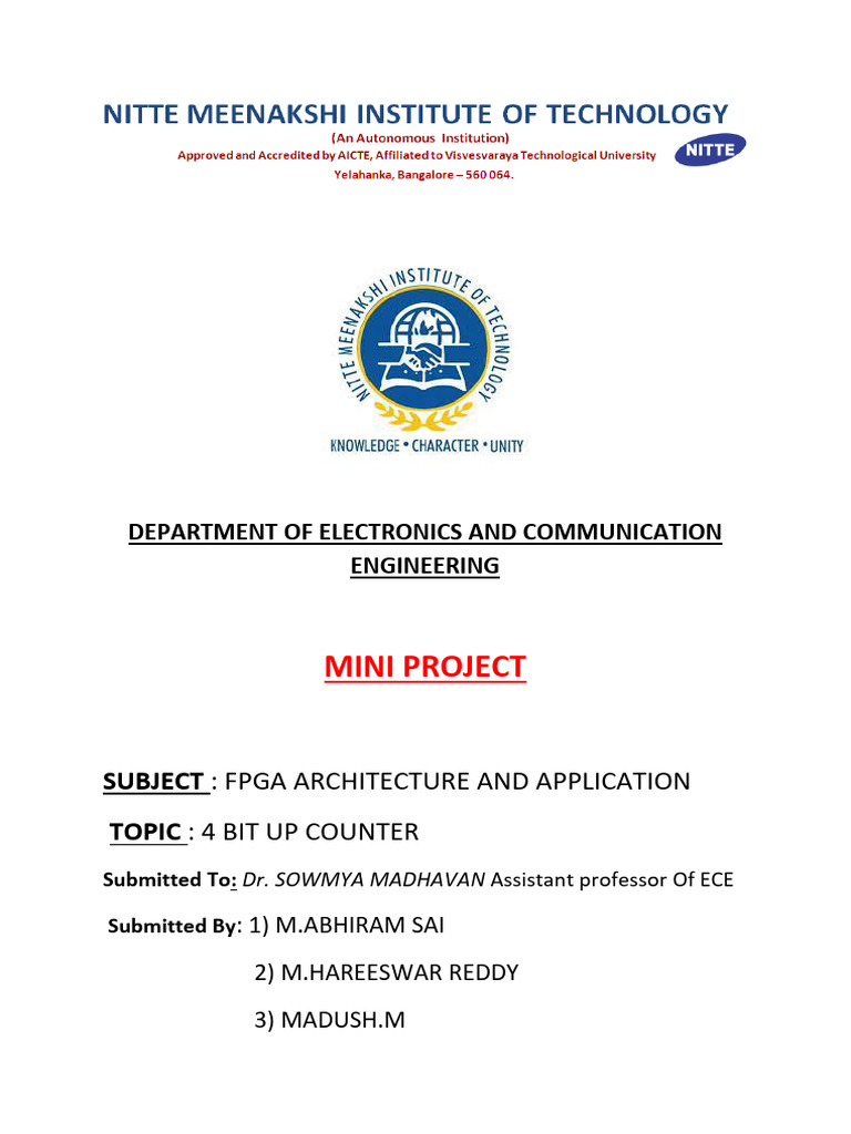 Department of Electronics and Communication Engineering | PDF | Electronic Design | Electrical ...