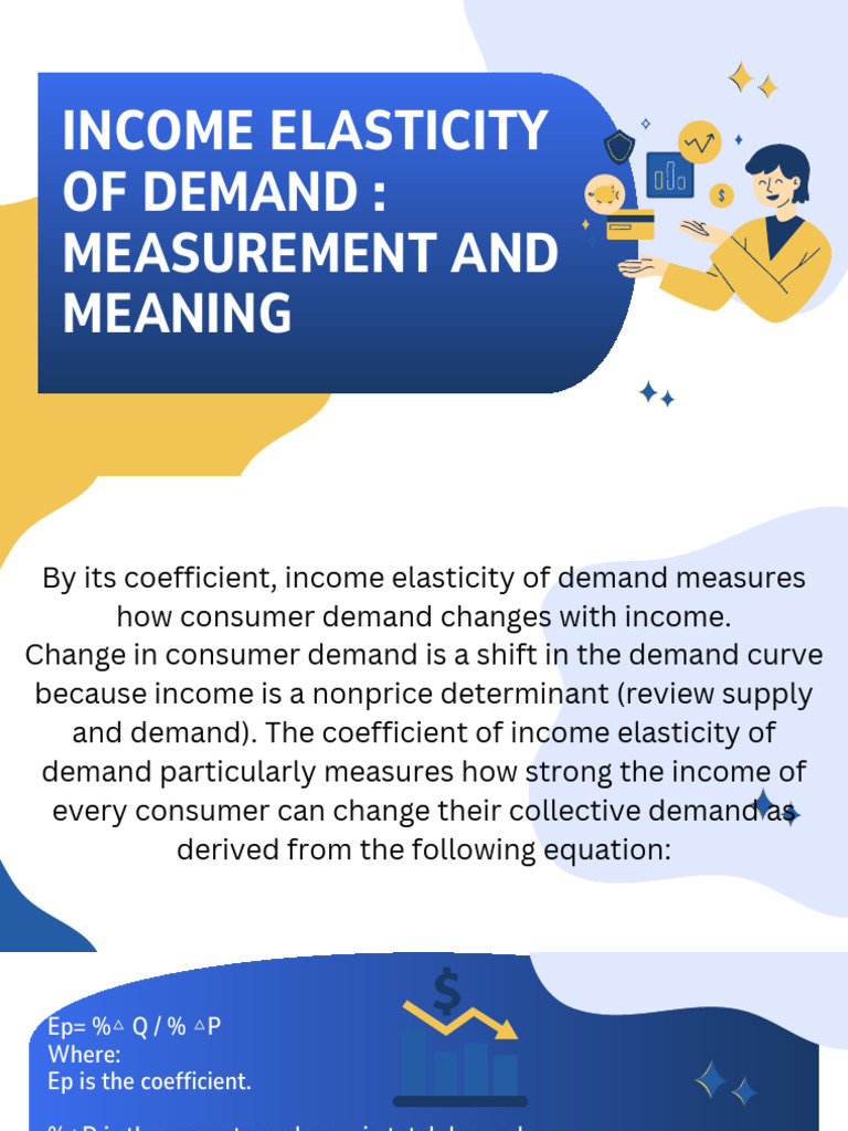Income Elasticity of Demand Measurement and Meaning | PDF | Supply ...