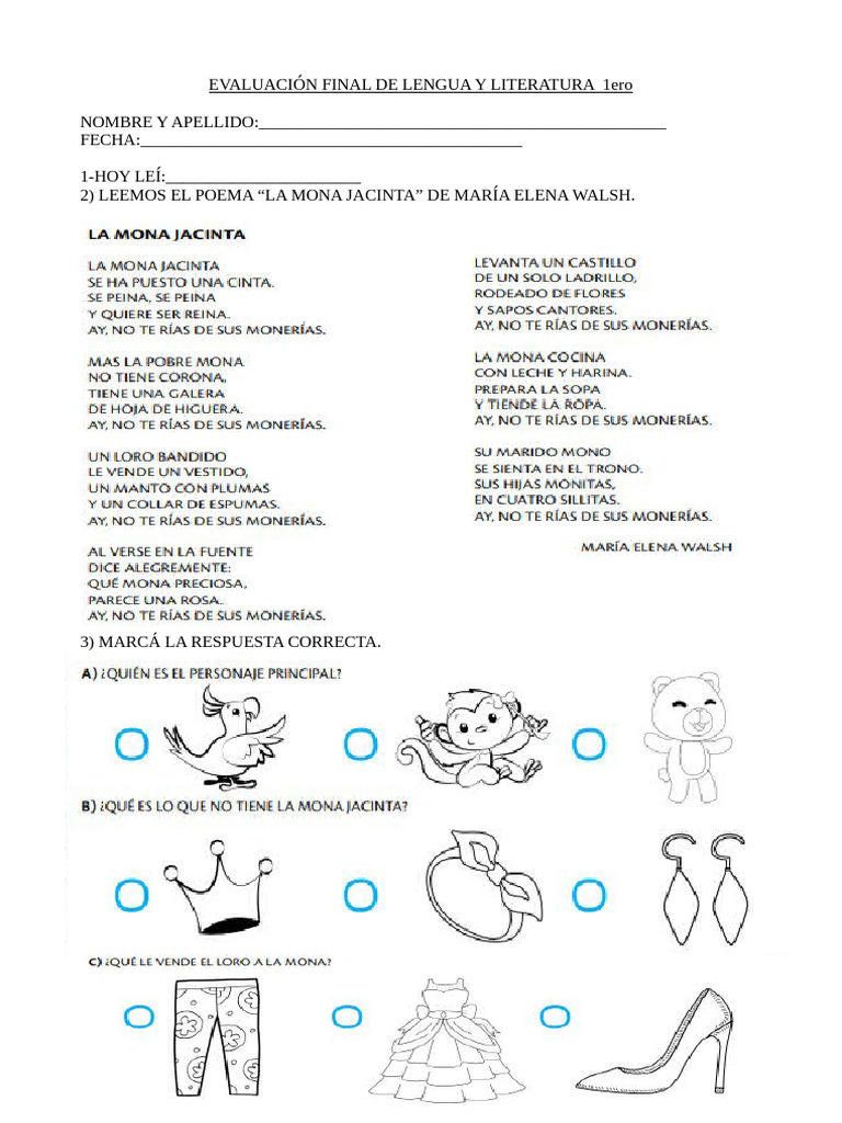 Eval Lengua Final | PDF | Lingüística | Idiomas