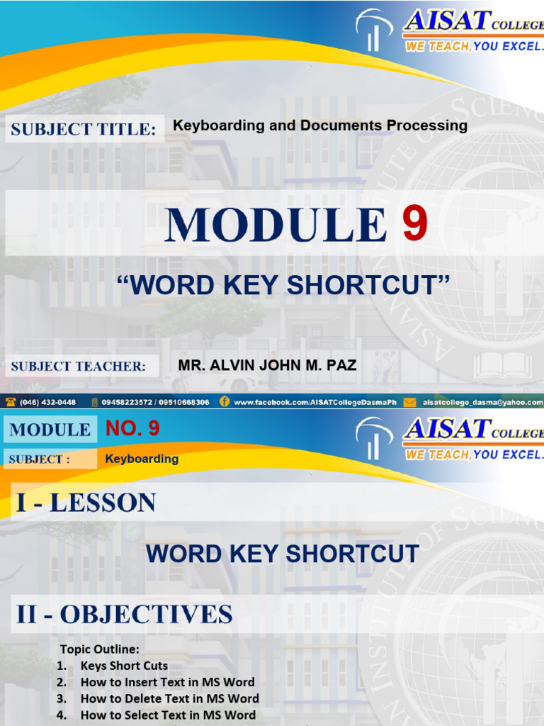 Module 9 KDP | PDF | Microsoft Word | Cursor (User Interface)