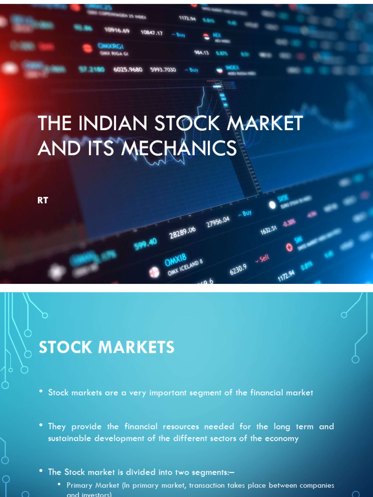 Indian Stock Market Mechanics Explained | PDF | Stocks | Market (Economics)