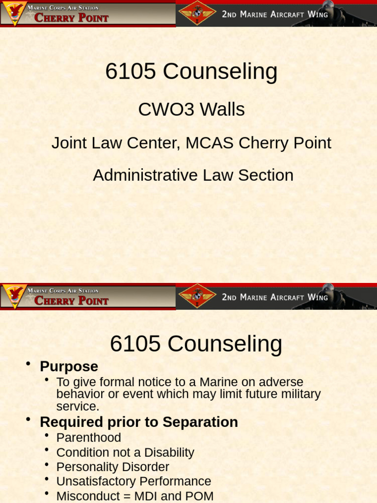 6105 Counseling - Powerpoint - 20121217 | PDF