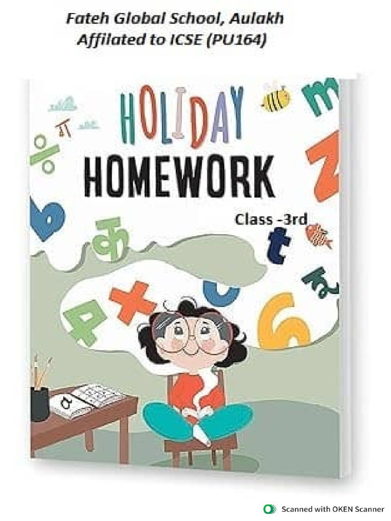 3rd Holiday Homework | PDF