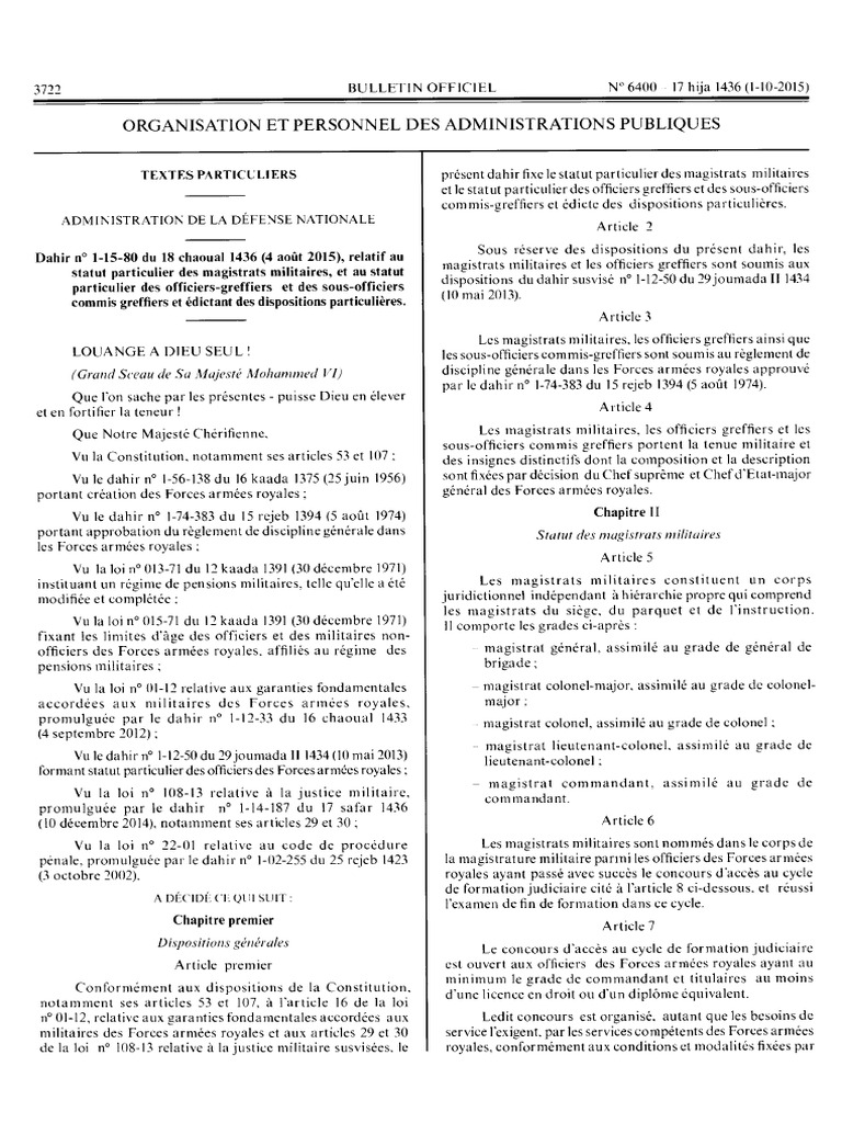 Organisation Et Personnel Des Adm Pub | PDF