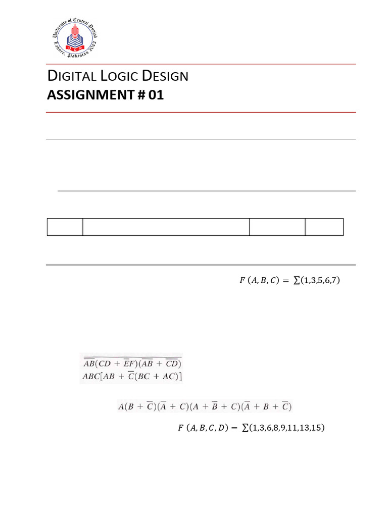 Assignment 01 S24 DLD | PDF