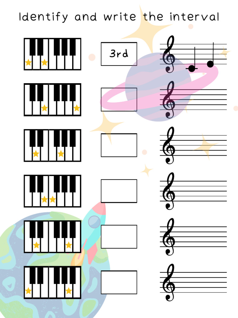 Identify and Write The Interval | PDF