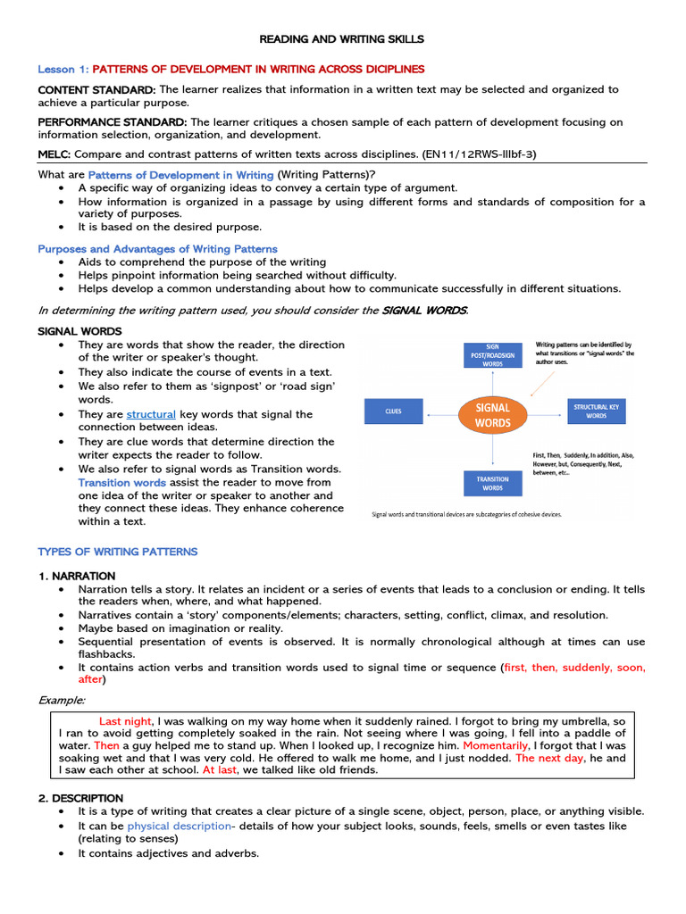 Reading and Writing Skills L1 Handout | PDF | Physical Fitness | Obesity