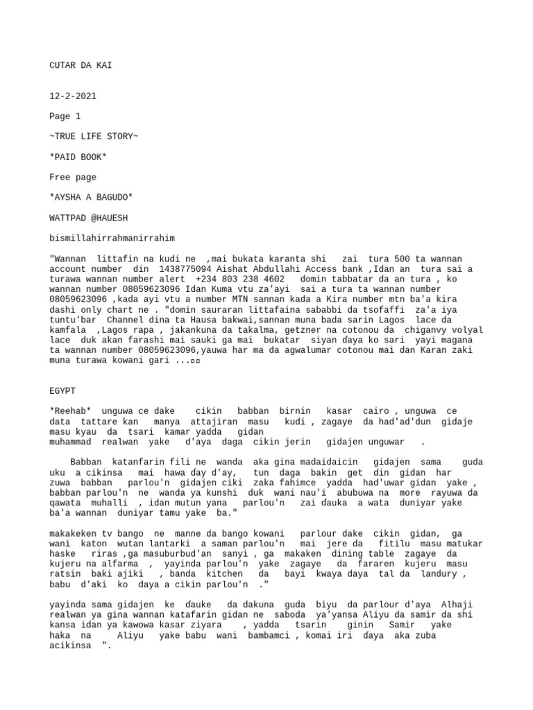 Cutar Da Kai CMPLT | PDF