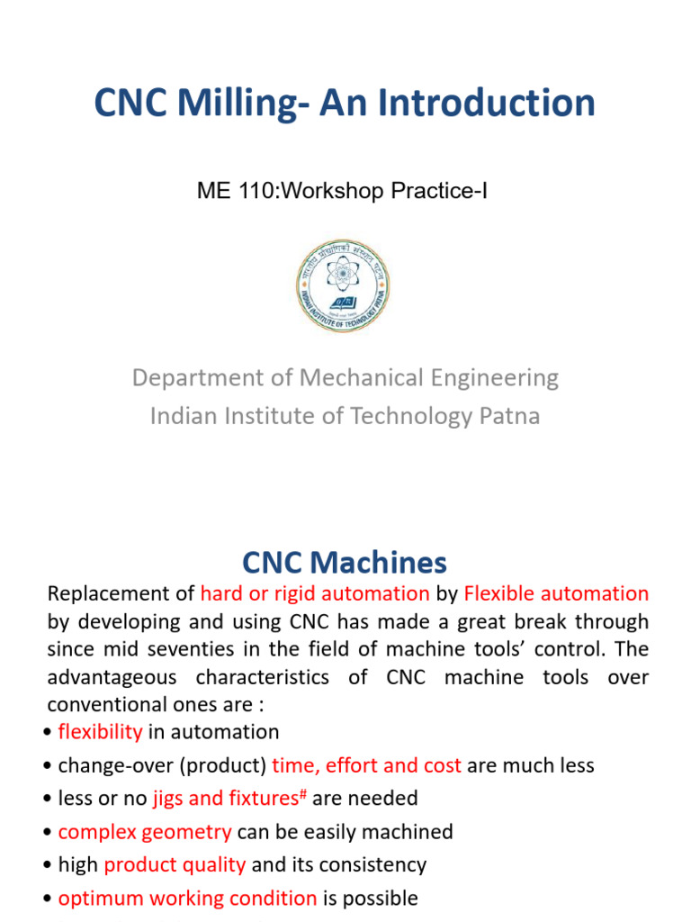 CNC Milling | PDF | Numerical Control | Servomechanism