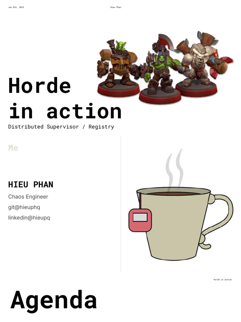 Horde: Distributed Supervisor Overview | PDF