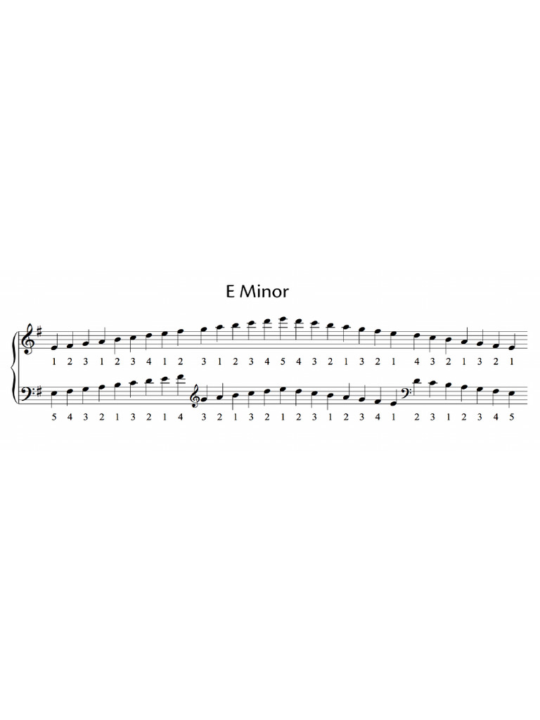 E-Minor-Scale | PDF