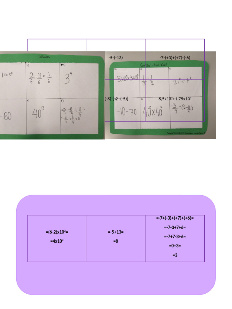 Math Problem Solutions and Calculations | PDF