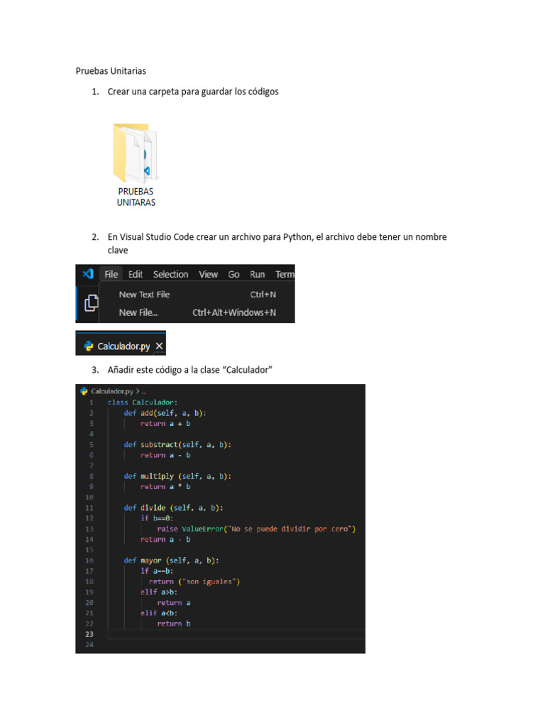 Pruebas Unitarias | PDF