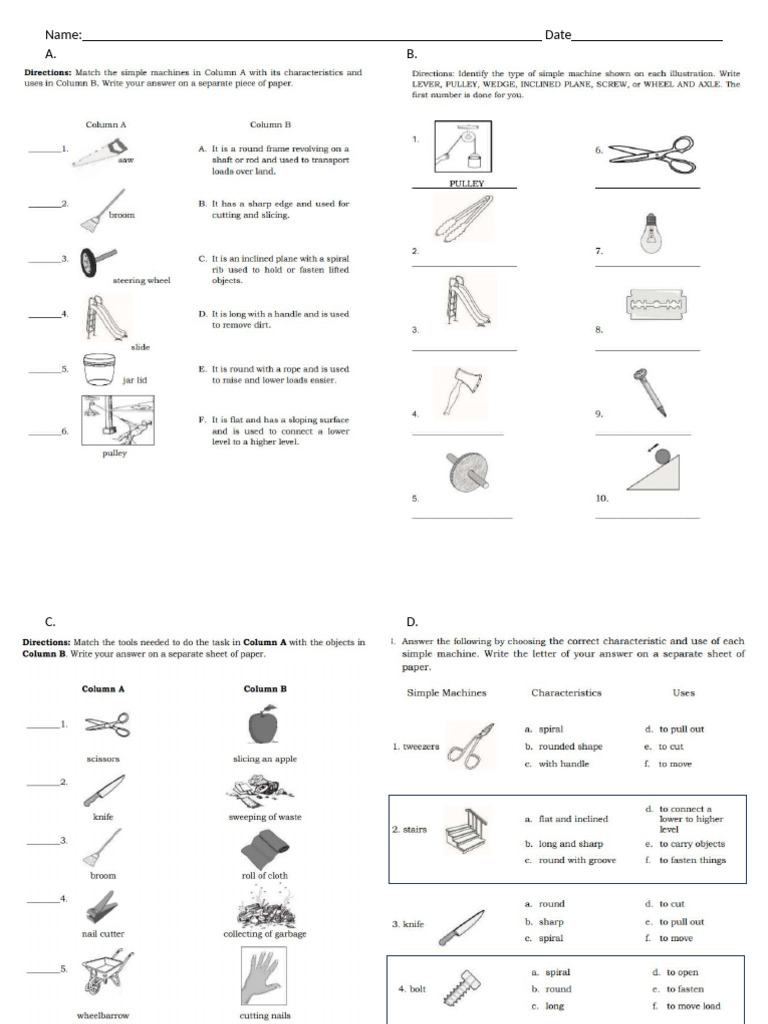 q3 Simple Machines Quiz | PDF