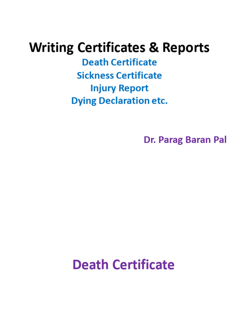 Medical Certificates and Reports Guide | PDF | Wound | Surgical Suture