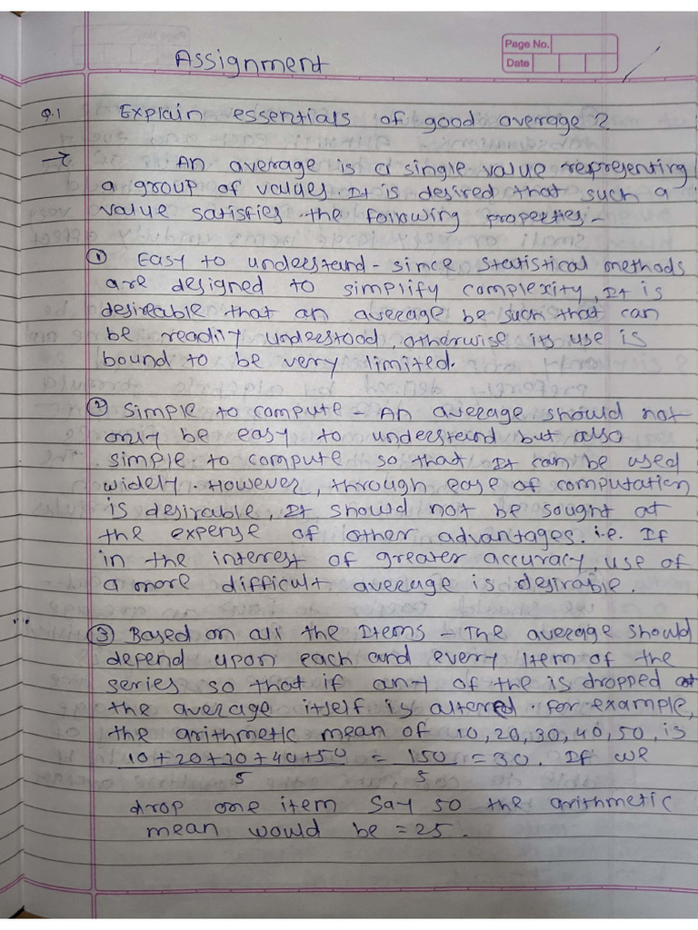 Statistics Assignment and Tutorial | PDF