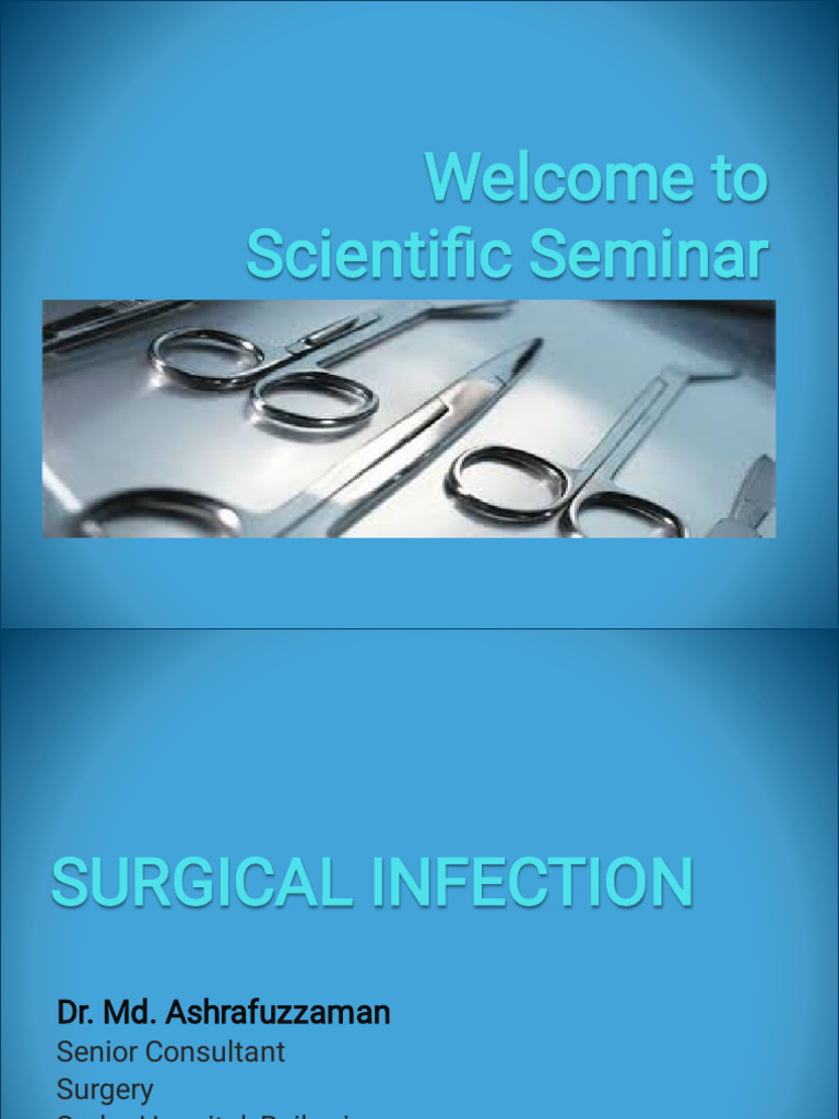Surgical Site Infection | PDF | Surgery | Wound