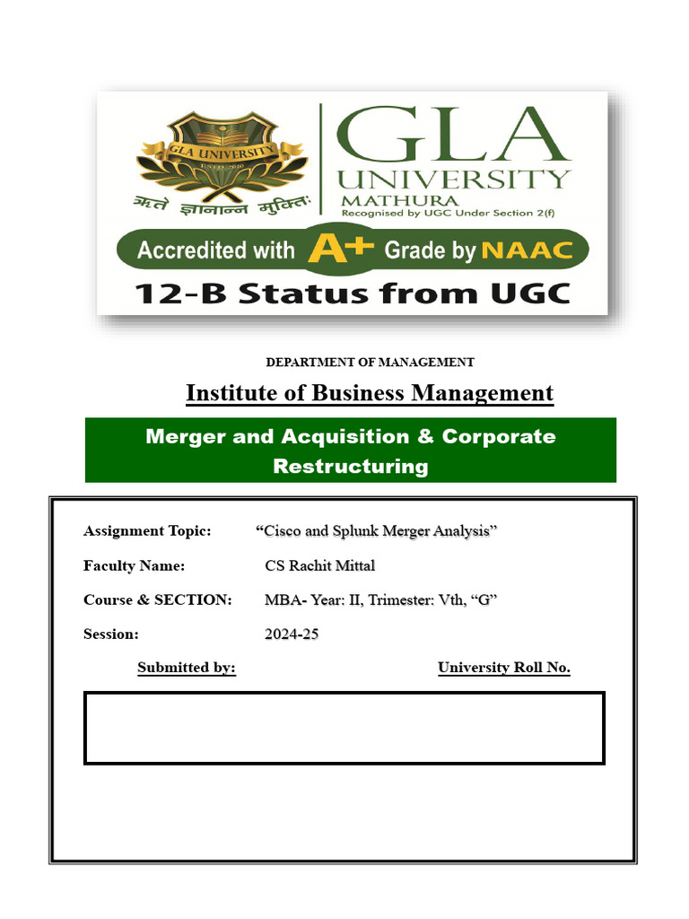 Assignment Front Page Format | PDF