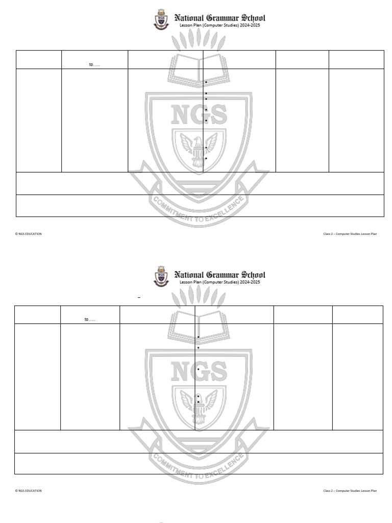 Class 2 - Comp - Sem 2 - L 15-22 (2024-25) | PDF | Lesson Plan